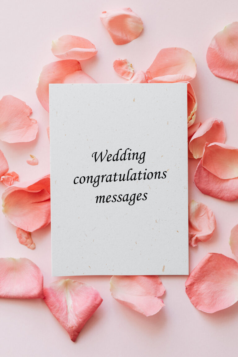 The ultimate collection of wedding congratulations messages to express ...